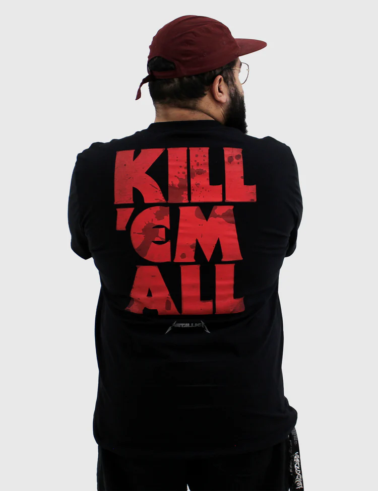 Camiseta Metallica Kill ‘Em All – Loja Poli Rock